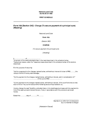 Form19G - the sample of borang 19g - Conveyancing Practice - Studocu