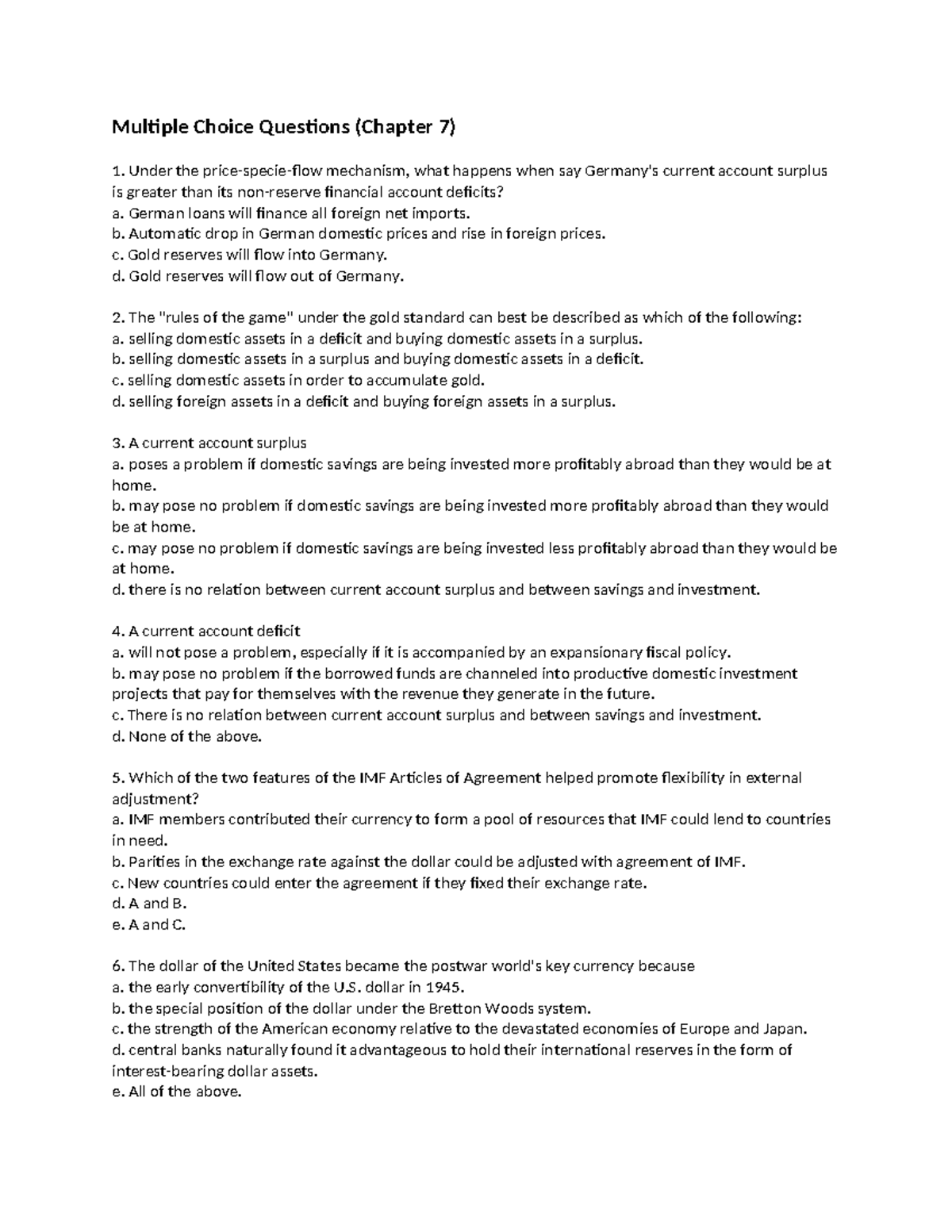 Chapter 7 MCQ - abv - Multiple Choice Questions (Chapter 7) Under the ...