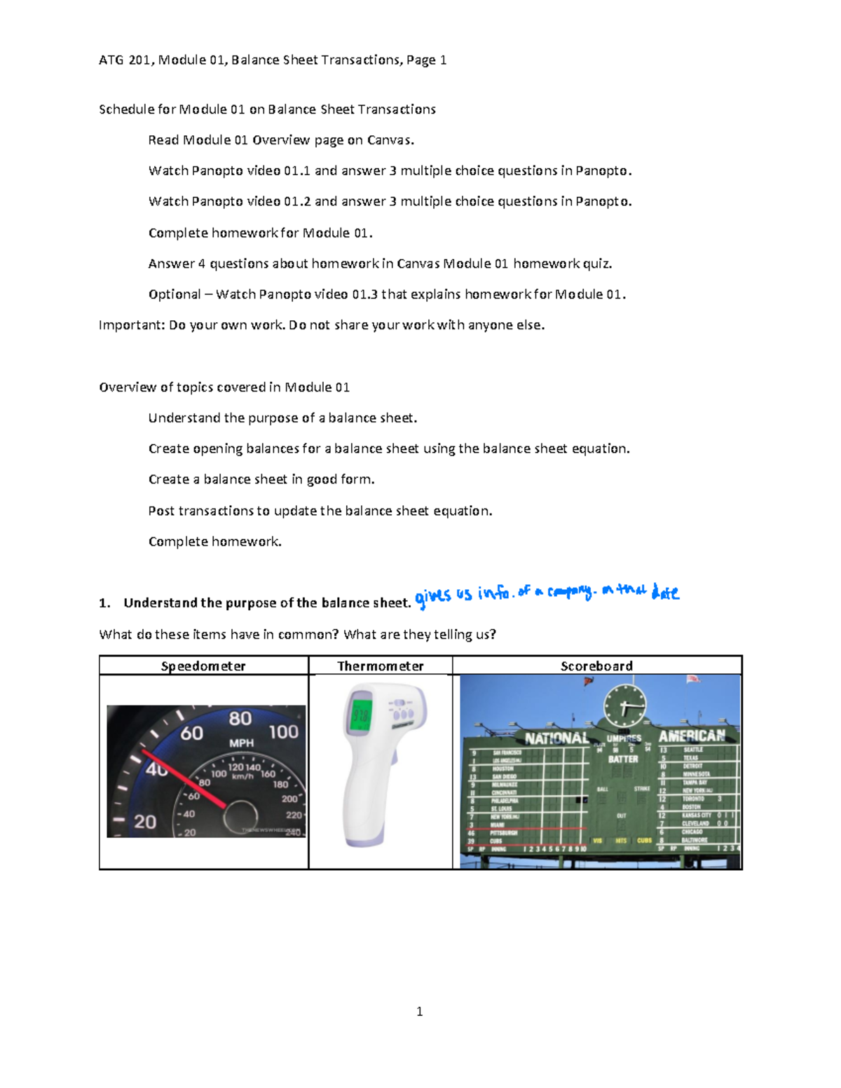 Module 01 Fa22 Sec 01-2 - Class was online - 1 Schedule for Module 01 ...