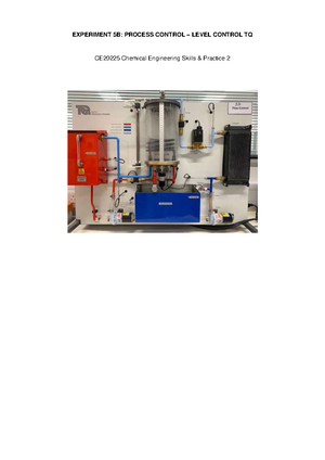 Chemical Engineering Lab Report: FLUIDISATION - Abstract The aim of ...