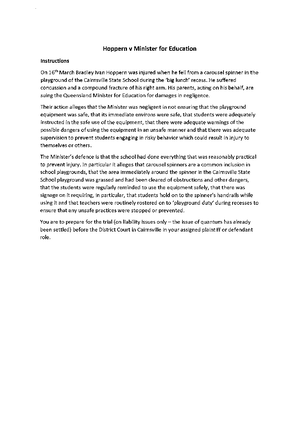 Bail and Sentence Prosecution documents - PROBLEM 1 POLICE FACTS R v ...