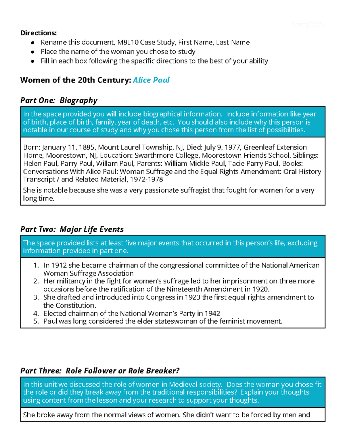 Copy of M8L10 Case Study - Spring 2022 Directions: Rename this document ...