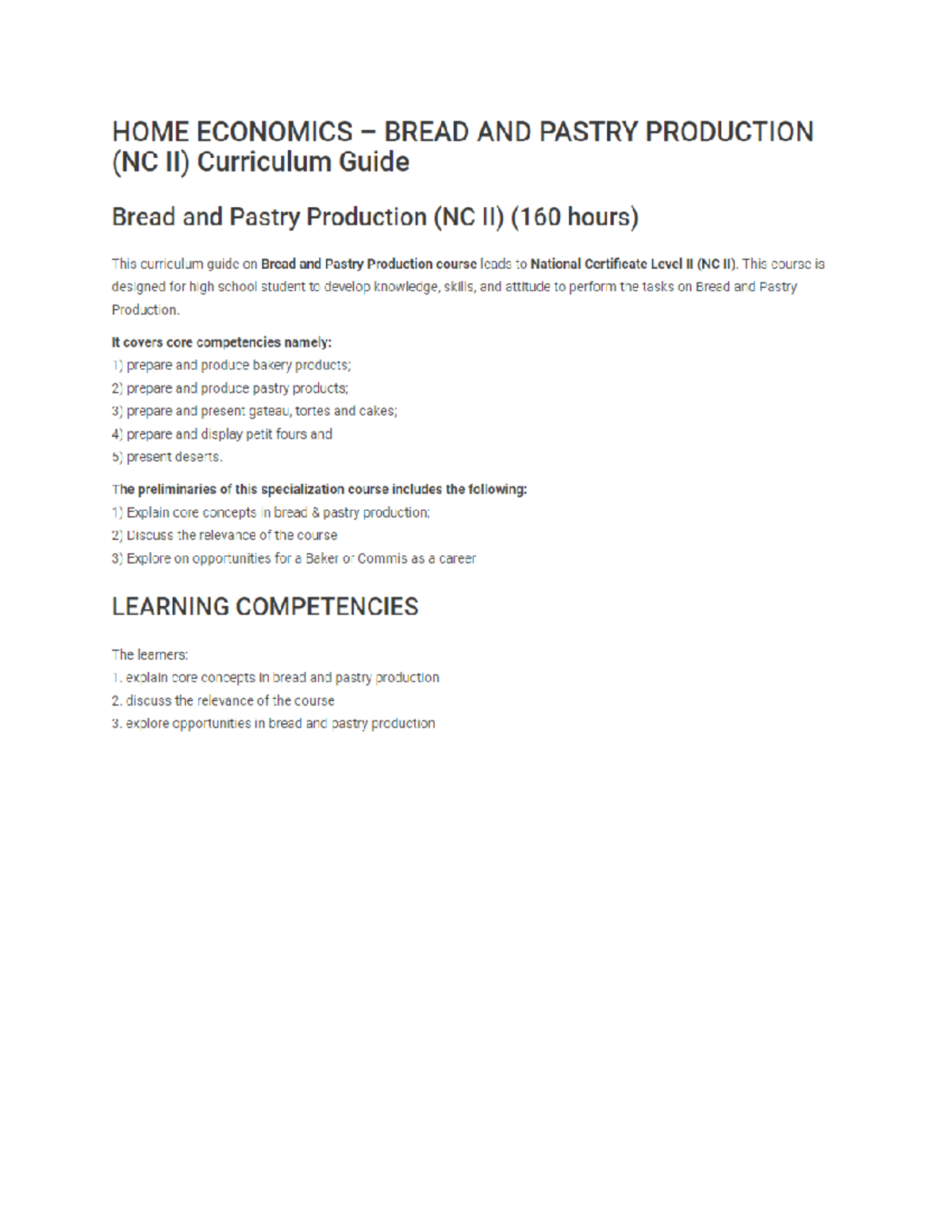 Bpp curriculum guide - notes - Education - Studocu