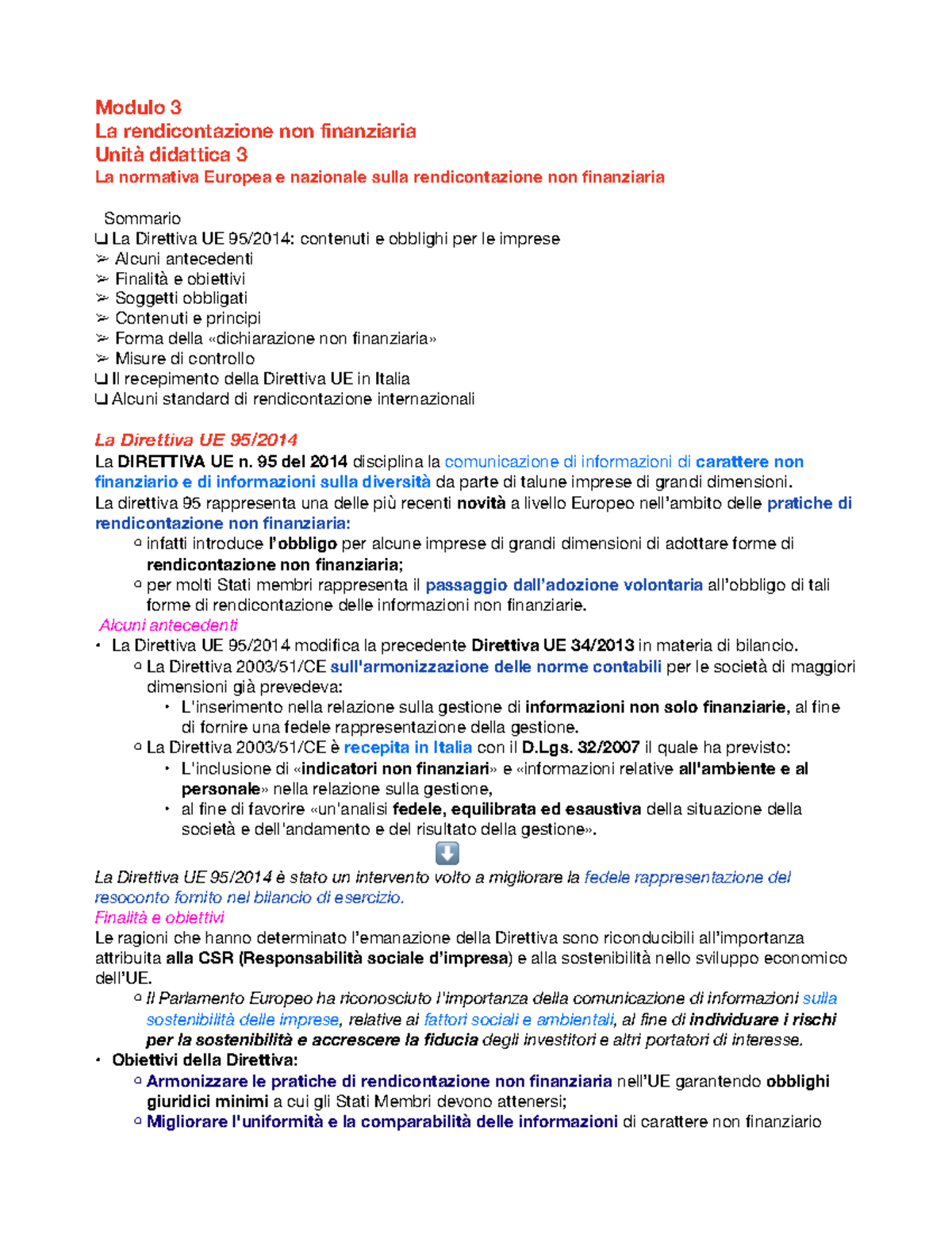Lez. 31 e 32 Modulo 3 - slide ragioneria 2 utili per esame - Modulo 3 ...