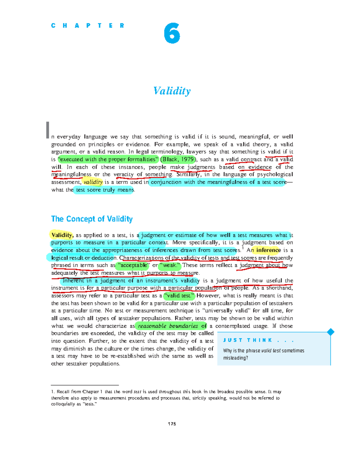 Validity chapter - file - !"% C H A P T E R & Validity n everyday ...