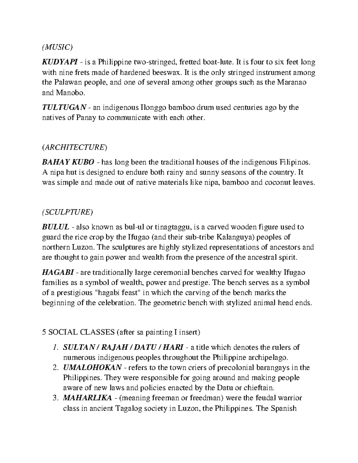 HUM - Indigenous Creative Crafts - (MUSIC) KUDYAPI - is a Philippine ...