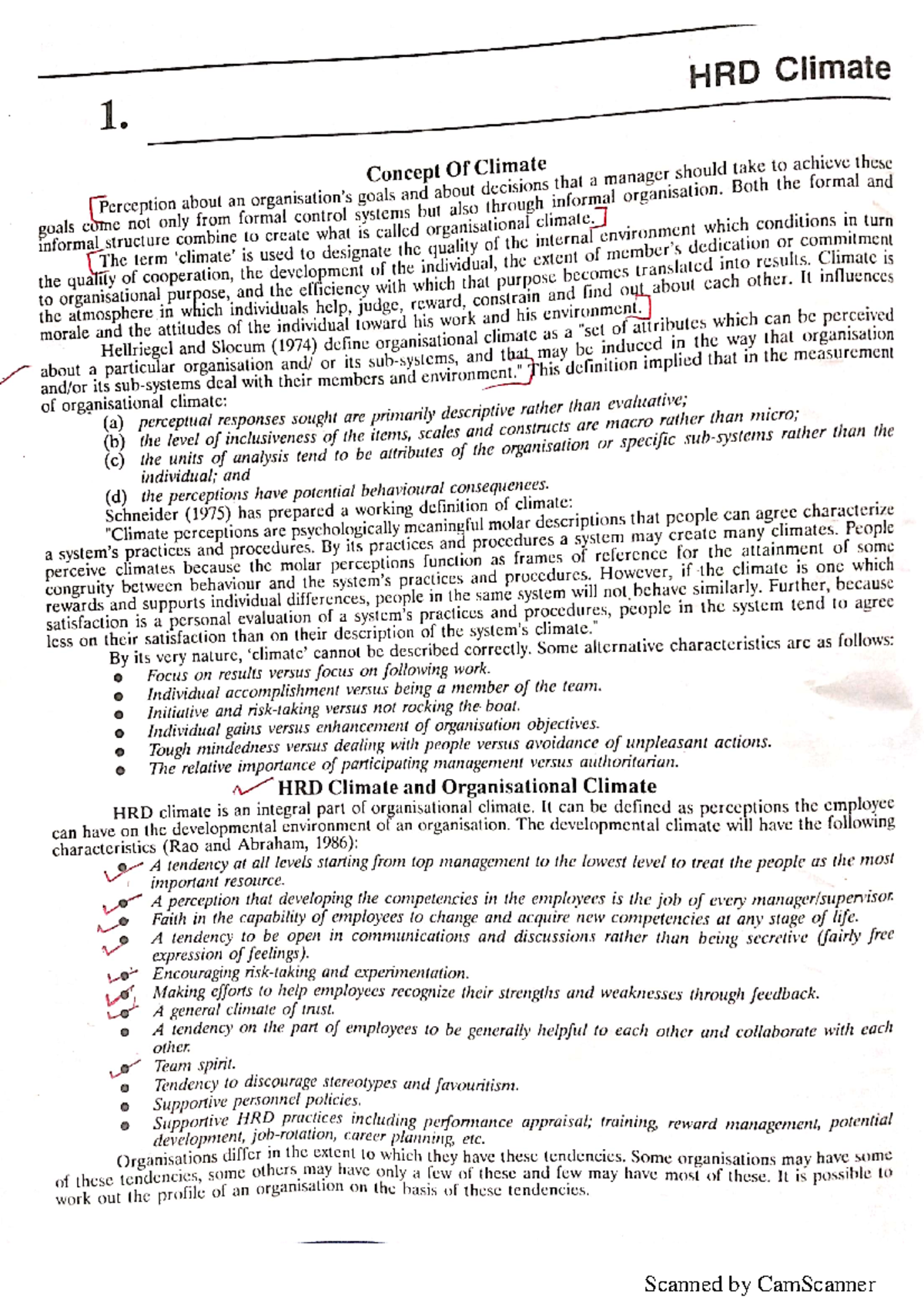 Unit 5 - HRD Climate - This is useful for study of master in business ...