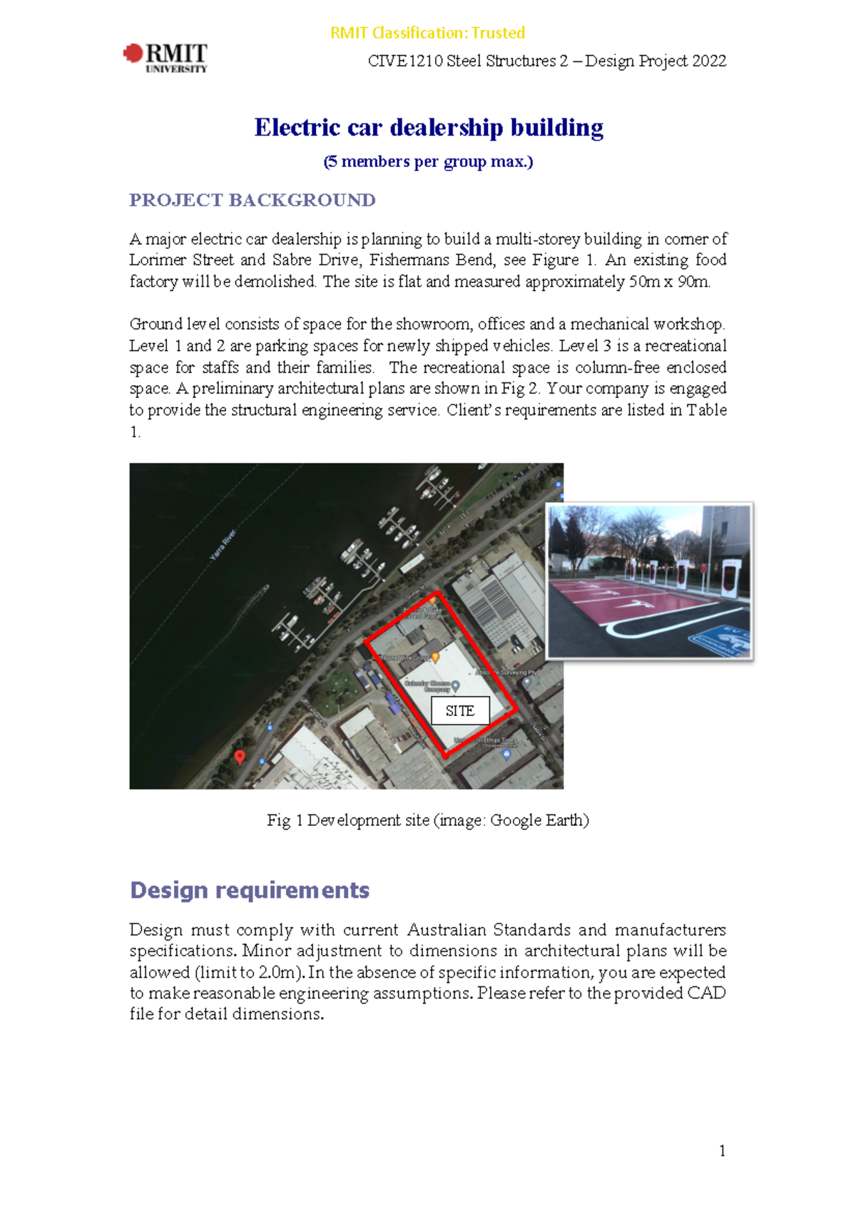 CIVE1210 Design Project 2022 for the lol - CIVE1210 Steel Structures 2 – Design Project 2022 ...