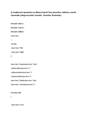 Arrays in C language - PROGRAMS OF ARRAYS - Studocu