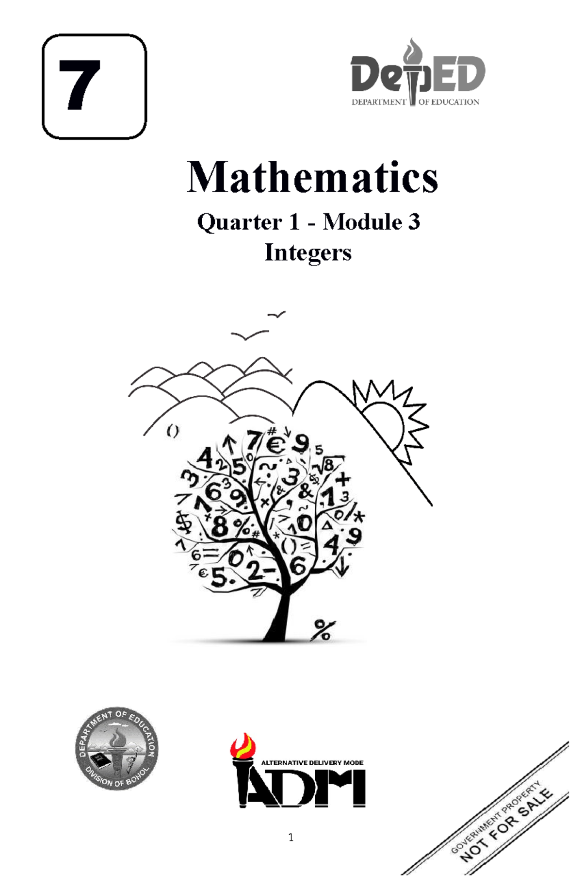 Math7 Q1 SLM WK3 - sfsryrtu - 7 Mathematics Quarter 1 - Module 3 ...