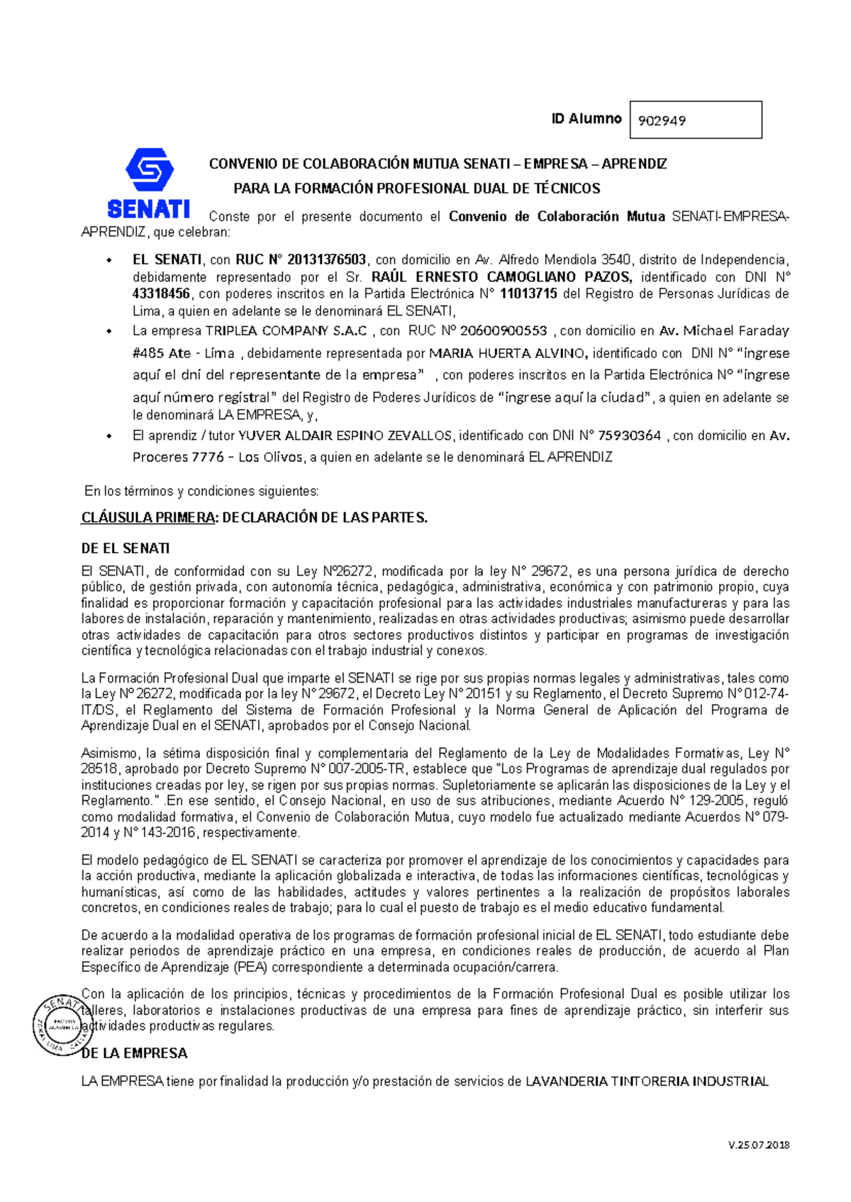 05 Formato de Convenio de Colaboración Mútua V25 - ID Alumno 902949 ...