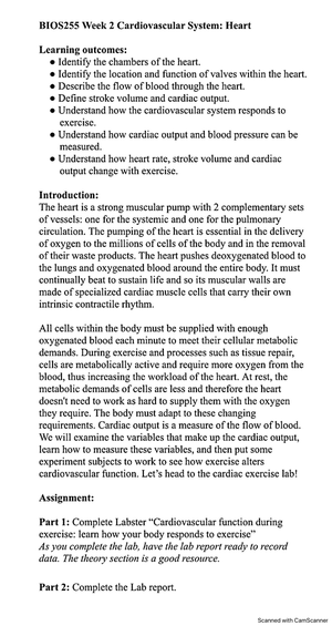 BIO255 - Chamberlain - Anatomy and Physiology 3 - Studocu