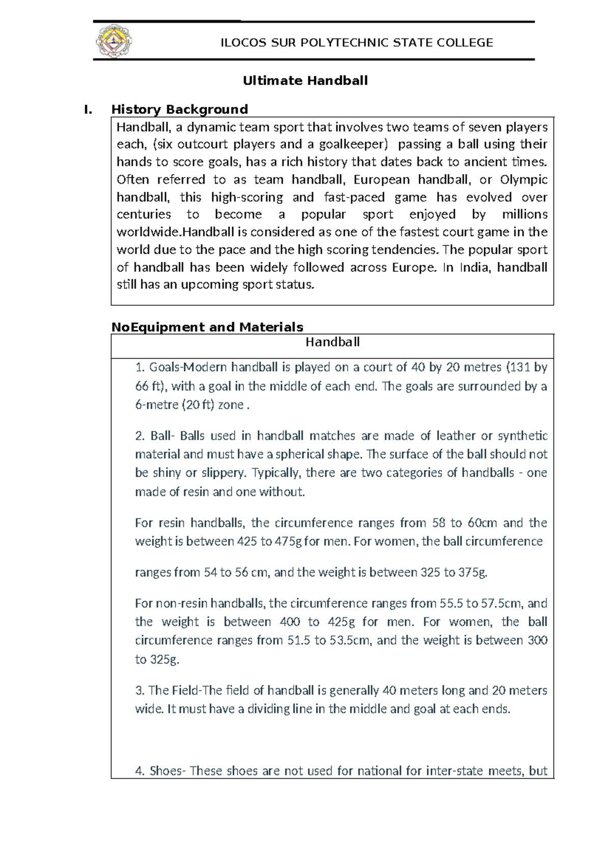 Ultimate Handball - History Background Handball, a dynamic team sport ...