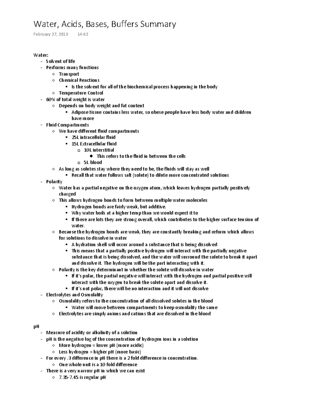 Water, Acids, Bases, Buffers - Warning: TT: undefined function: 32 ...