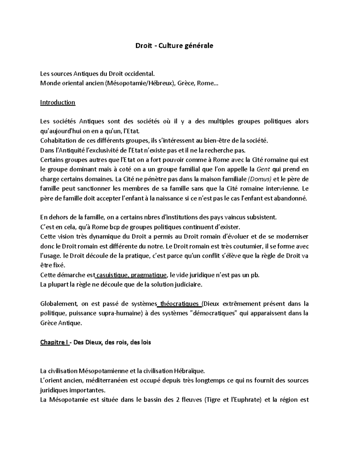 Droit Culture Générale - Warning: TT: undefined function: 32 Warning: TT: undefined function: 32 ...