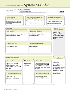 Clinical Judgment Plan-PEDS - Natalie Rodriguez Clinical Judgement Plan ...