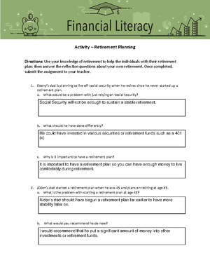 5 - Investments Worksheet - Buying and Selling Worksheet Directions ...