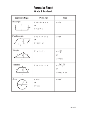 Geometry cheat sheet 1 angles - Name Date GEOMETRY QUICK GUIDE 1 ...