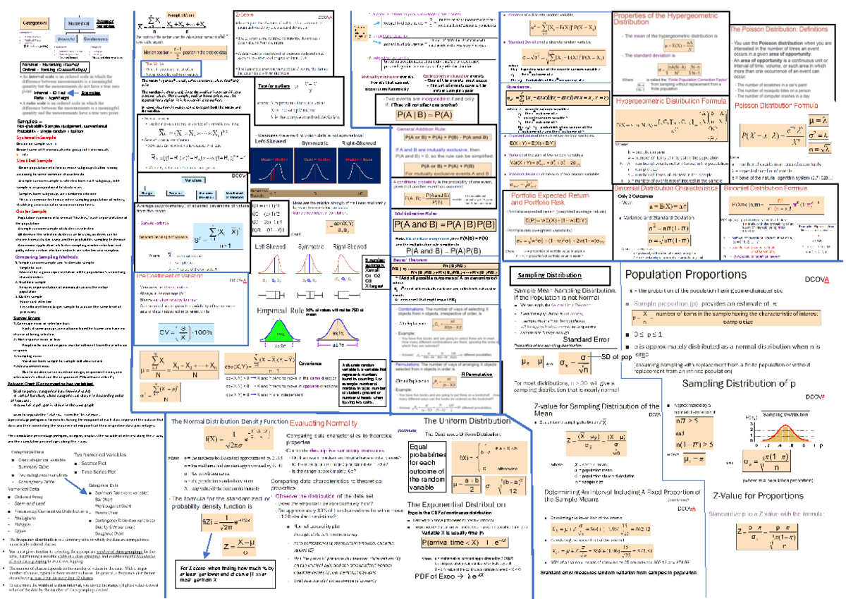 Finalstats Cheatsheet - Warning: TT: undefined function: 32 Warning: TT: undefined function: 32 ...