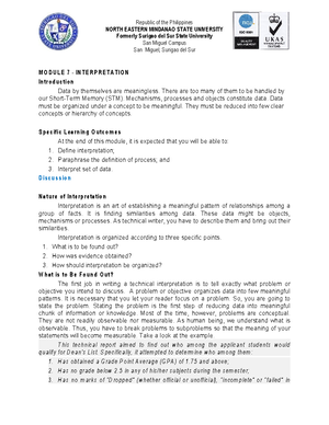 Lesson 1 - modules - LESSON 1: NATURE OF ACADEMIC TEXTS LEARNING ...