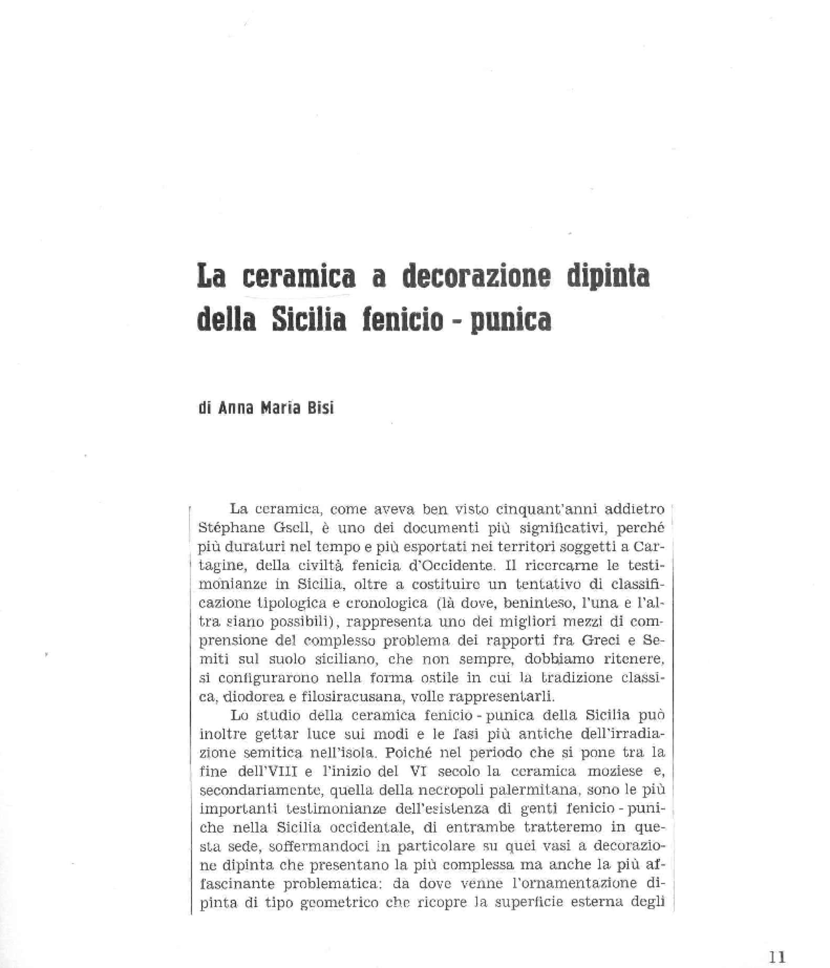La Ceramica a decorazione dipinta della Sicilia fenicio-punica Anna ...