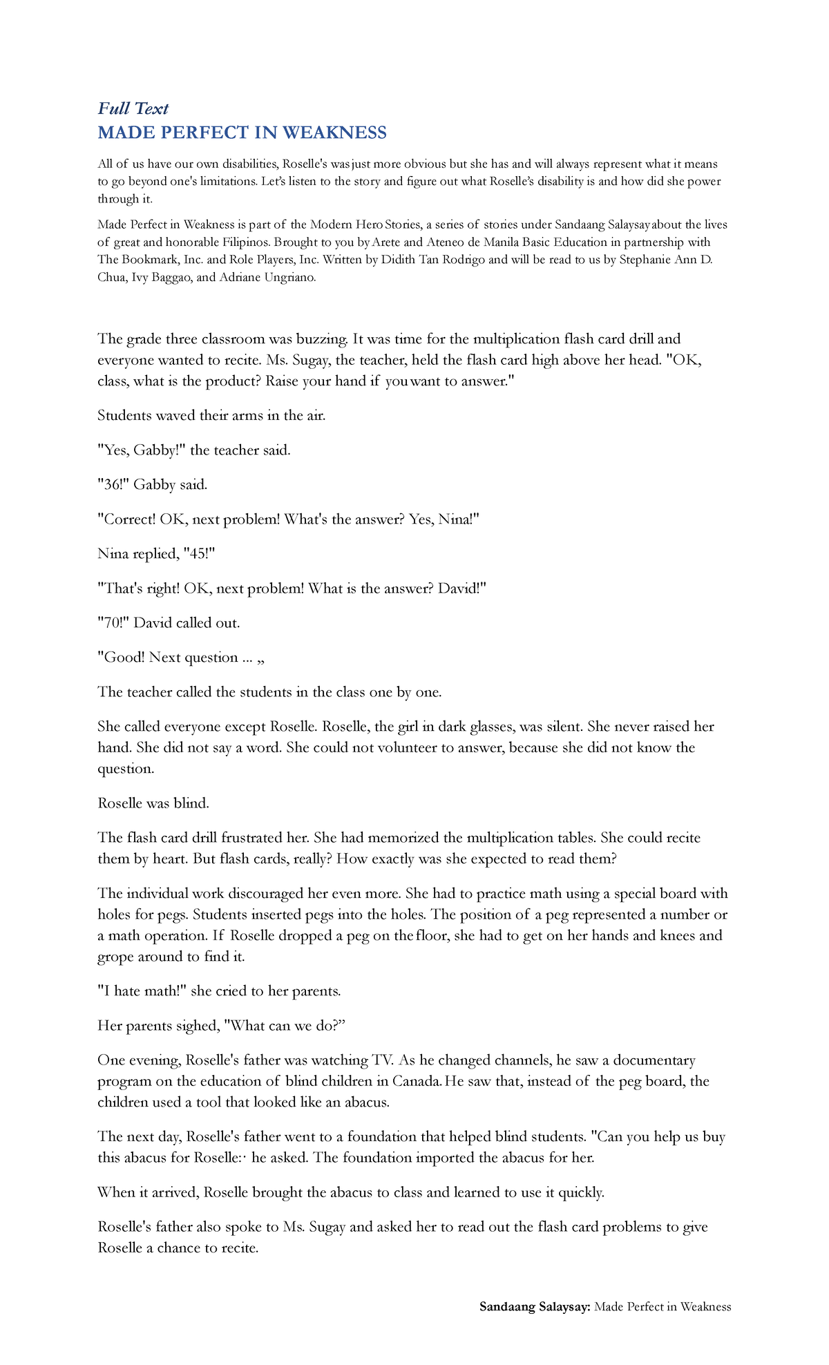 Made Perfect In Weakness Full Text MADE PERFECT IN WEAKNESS All Of Us made-perfect-in-weakness-full-text-made-perfect-in-weakness-all-of-us