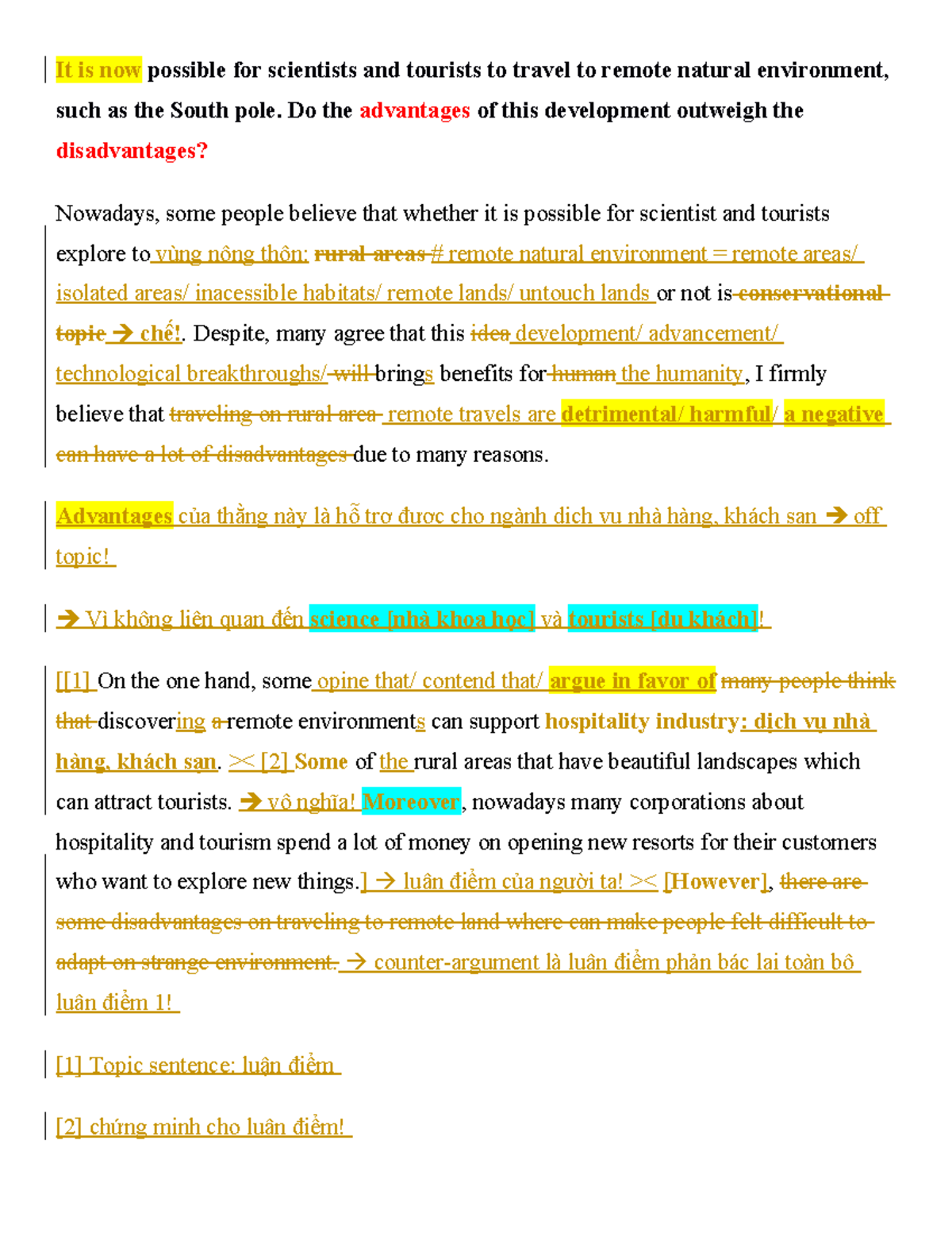 Writing task 2 remote travel 18 - It is now possible for scientists and ...
