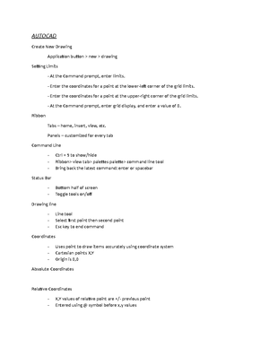 Rectangle exercise for autocad - BEA Rectangle Exercise Open the ...