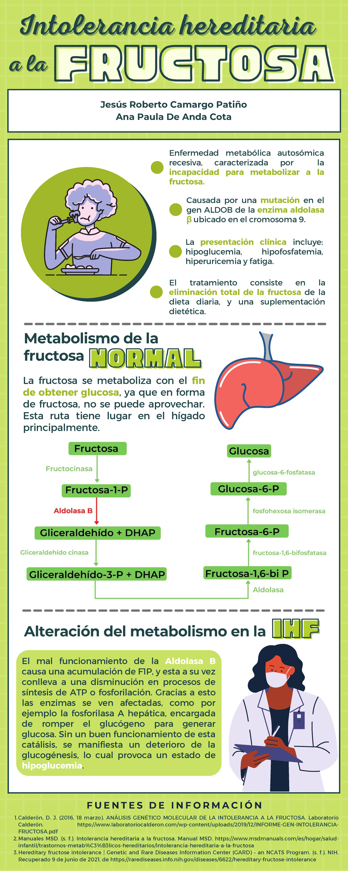 Infografía Intolerancia Hereditaria a la Fructosa - Jesús Roberto ...