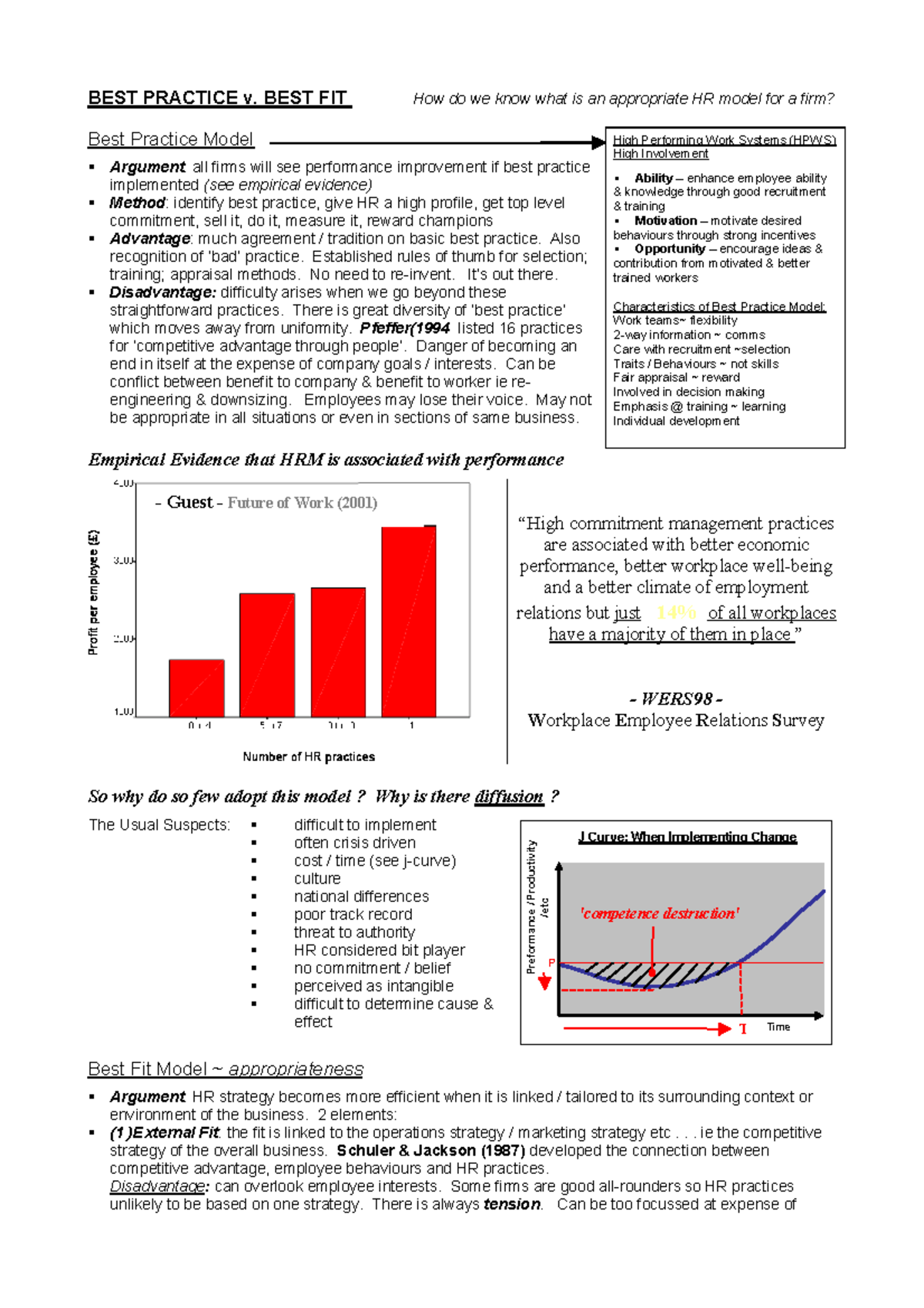 BEST Practice - Human Resource Management - UWI Cave Hill - Studocu