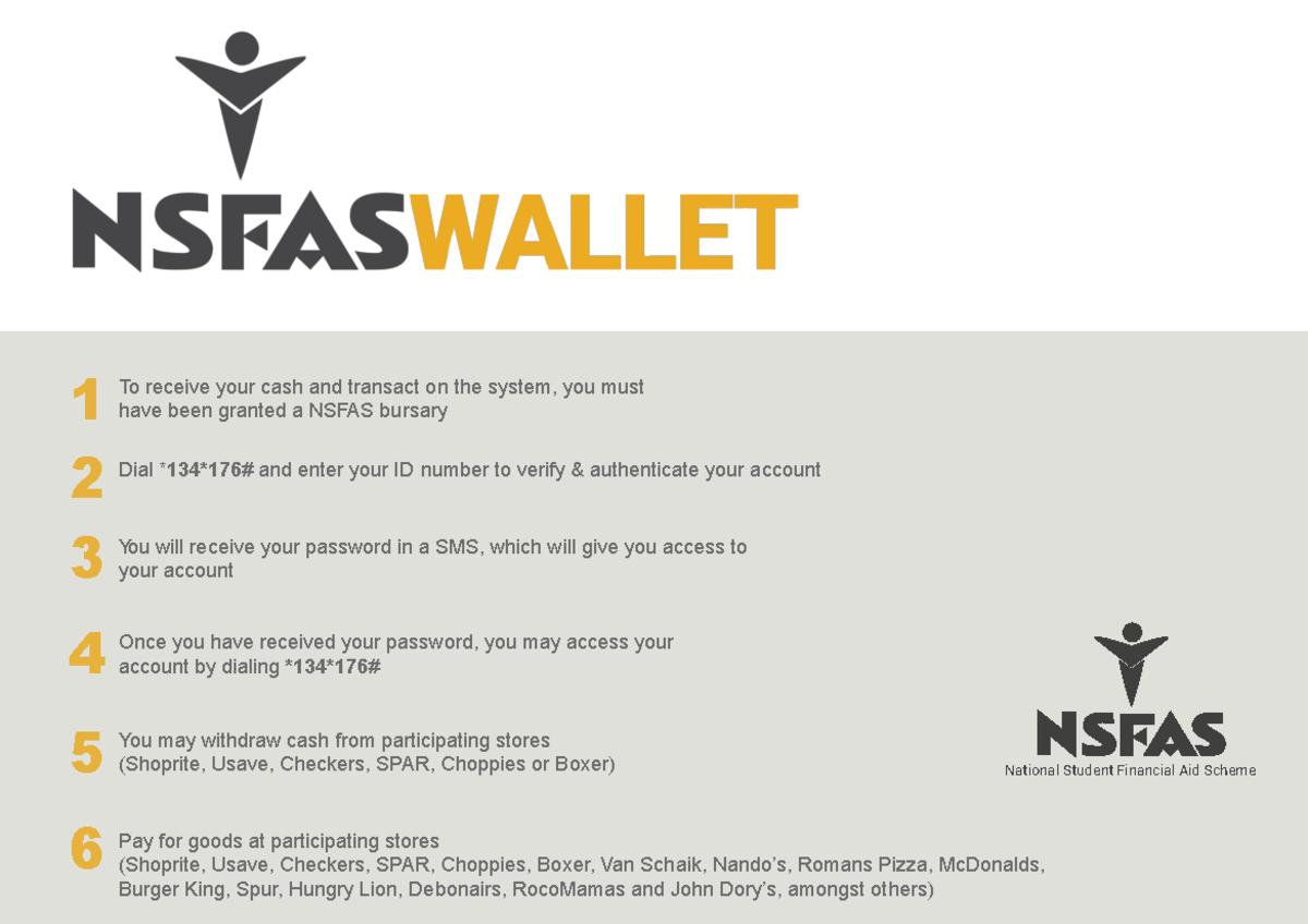Nsfas Wallet Guide - Ffggg - National Student Financial Aid Scheme ...