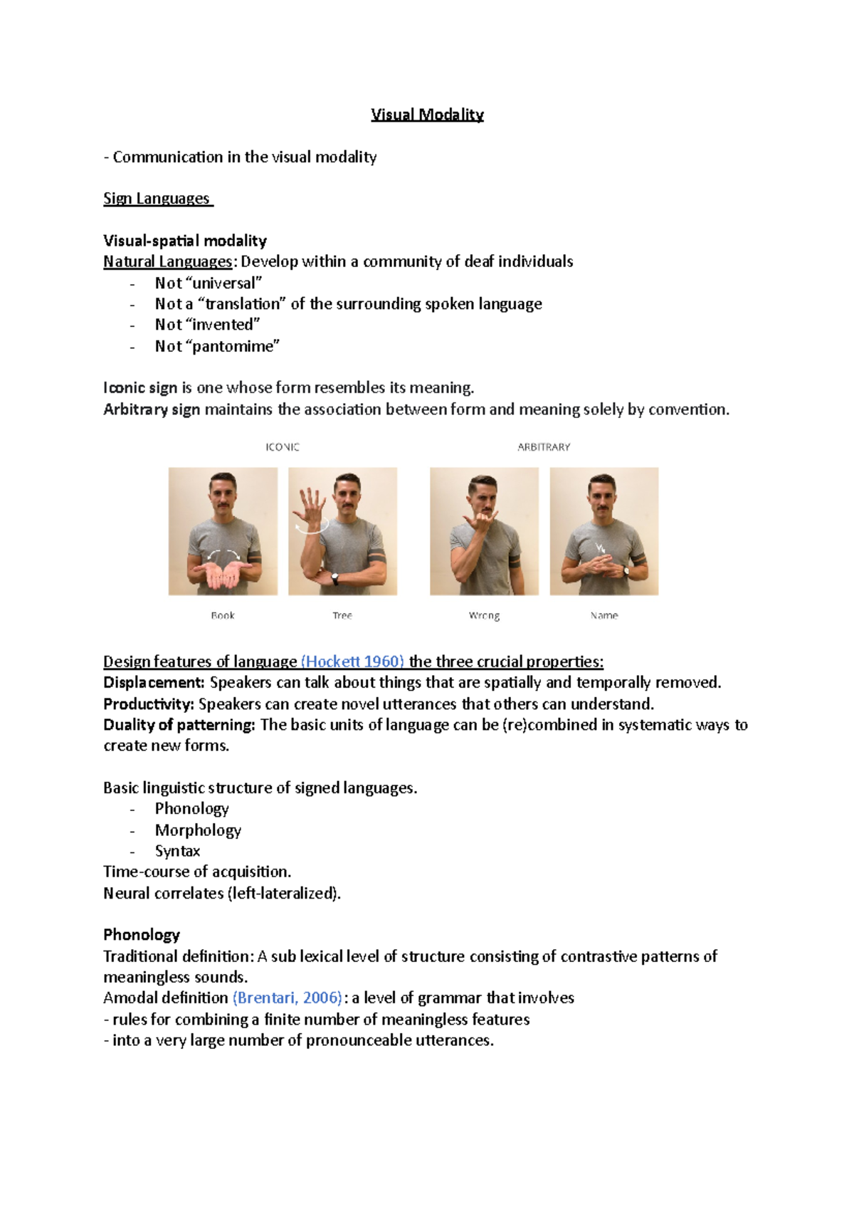 Visual Modality - Visual Modality Communication in the visual modality ...