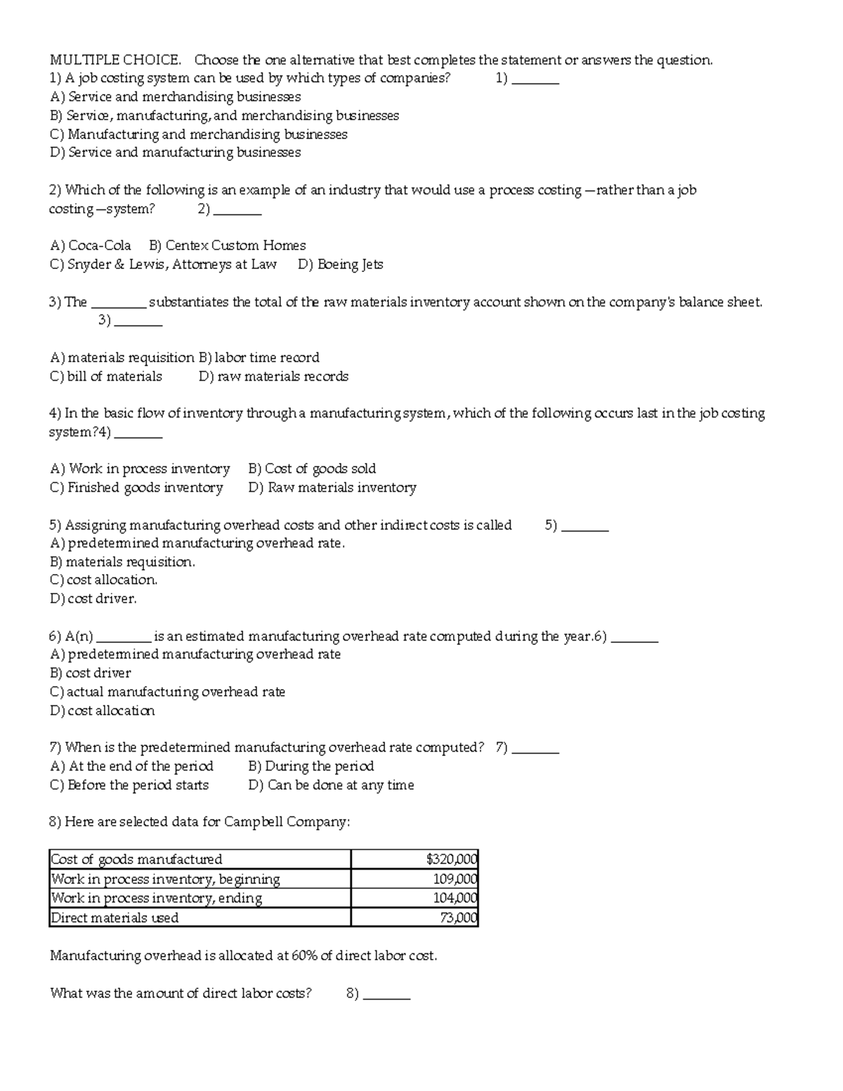 Chapter 3 - practice set 3301 (1) pdf - MULTIPLE CHOICE. Choose the one alternative that best ...