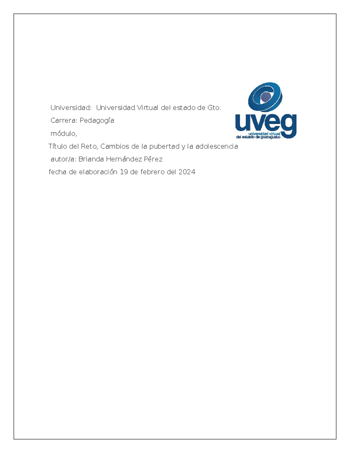 Brianda Hernadez R1 U1 - Universidad: Universidad Virtual del estado de ...