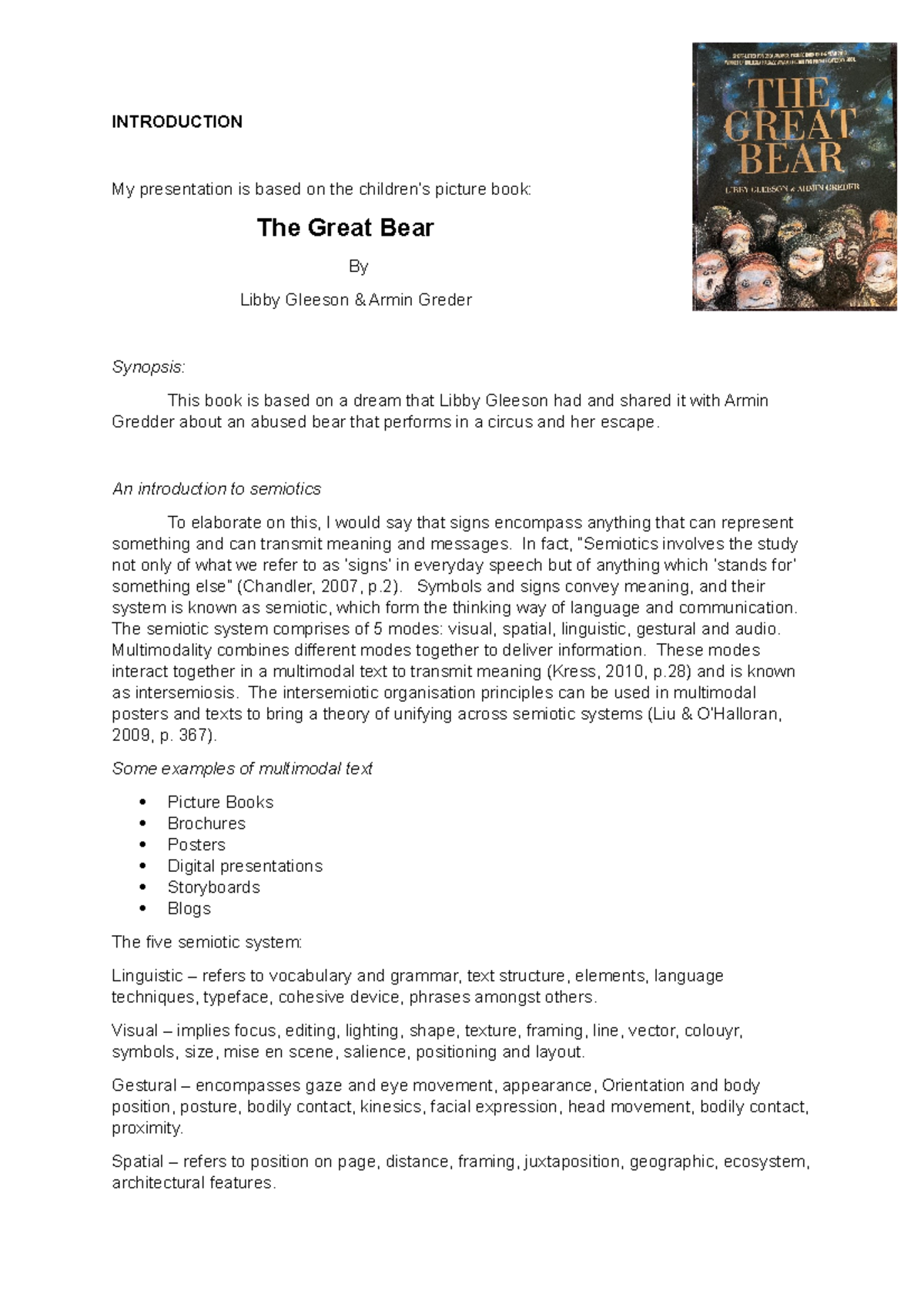 Studiosity - This book is based on a dream that Libby Gleeson (the ...