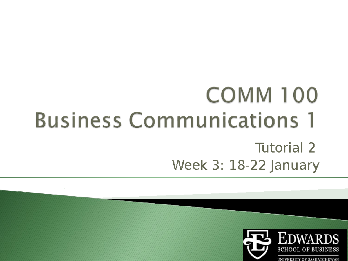 Tutorial work - 2 - Tutorial 2 Week 3: January Understanding grammar ...