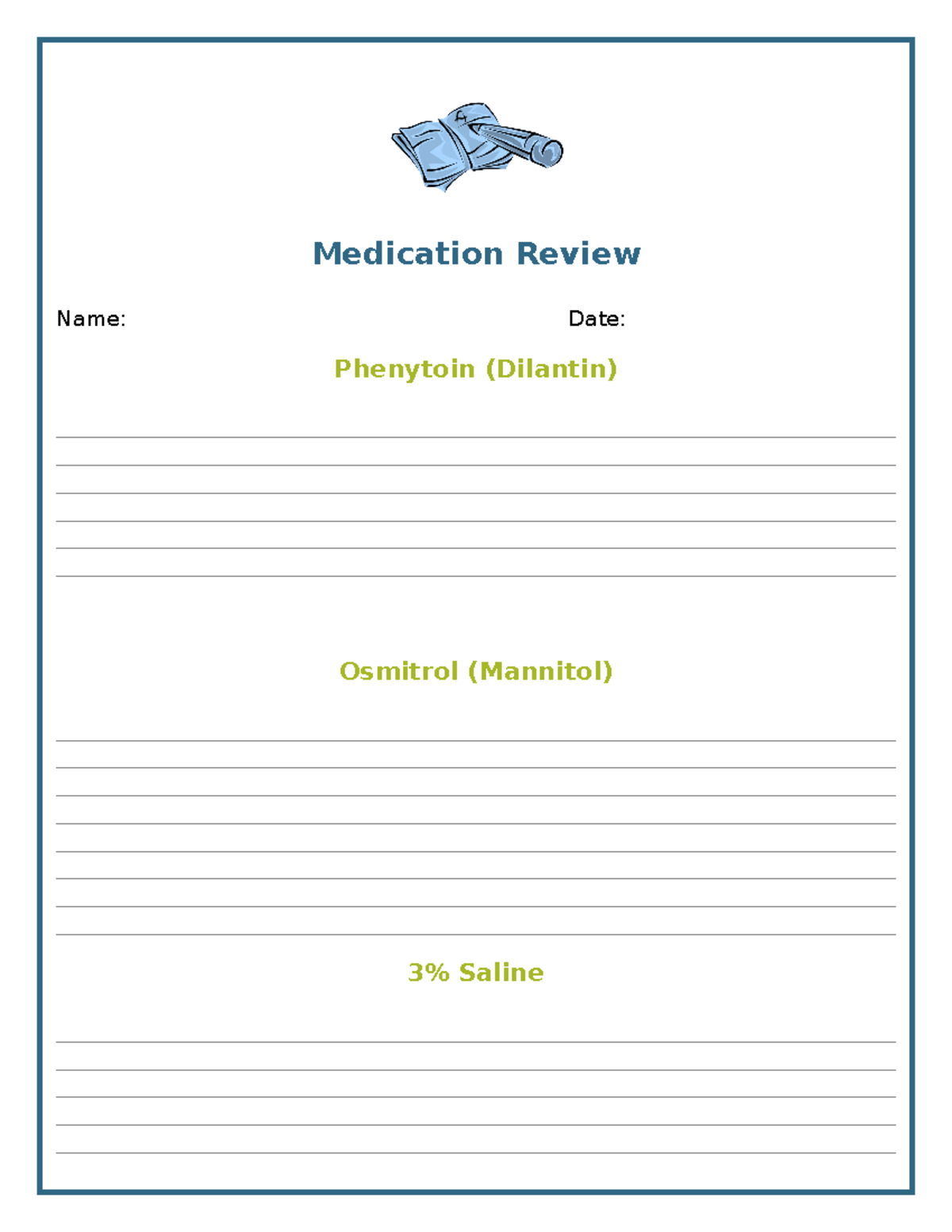 Medication Review-Revised July 2017 - NFDN 2003 - Medication Review ...