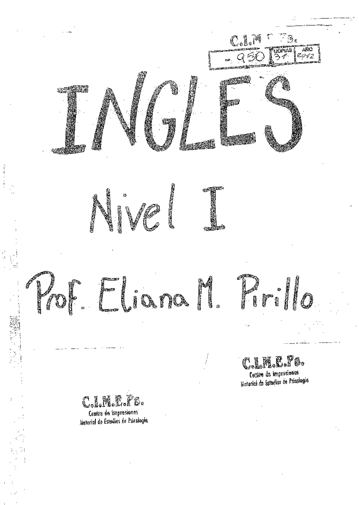 TPS - Viejos Tps para practicar, algunos son examenes actuales - C.I Do ...