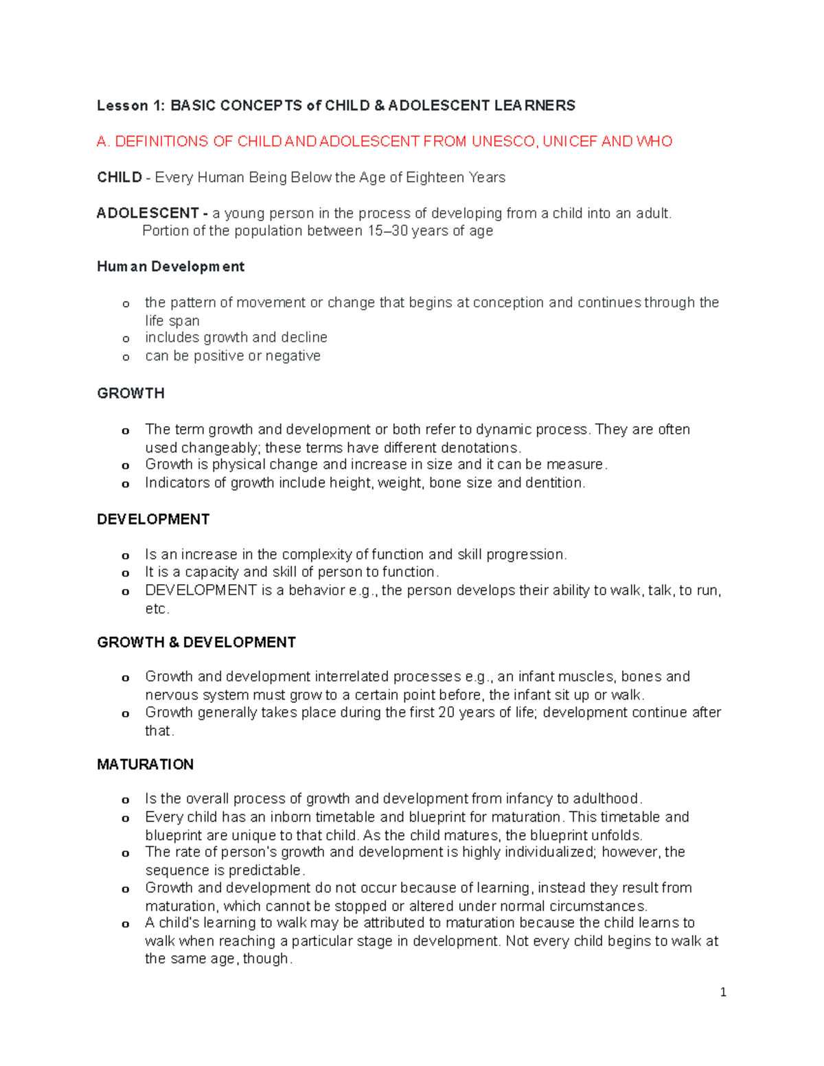 CAD Lesson 1 Basic Concepts - Lesson 1: BASIC CONCEPTS of CHILD ...