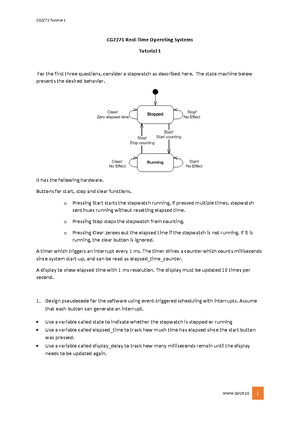 Lect4 GPIO annotated - Real-Time Operating Systems CG2271 - General Purpose I/O Ravi Suppiah ...