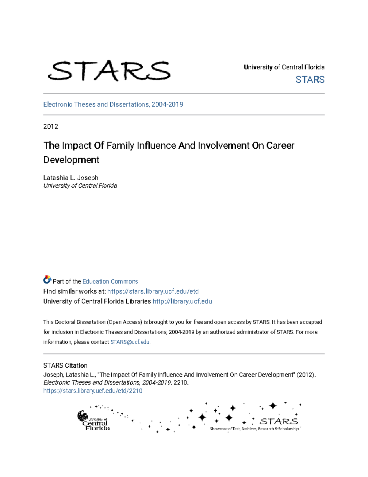 The Impact Of Family Influence And Involvement On Career Developm ...