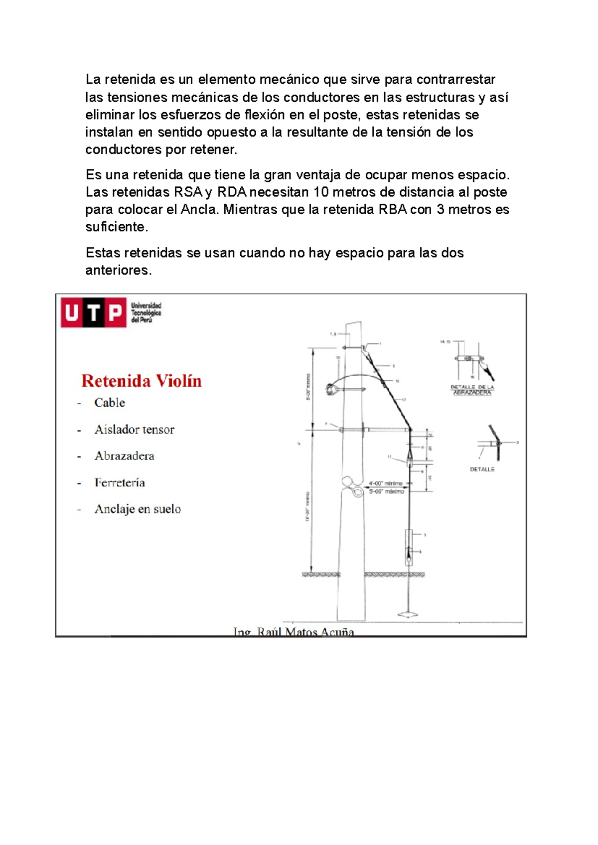 PC4 - Practica Calificada Nº4 - La retenida es un elemento mecánico que ...