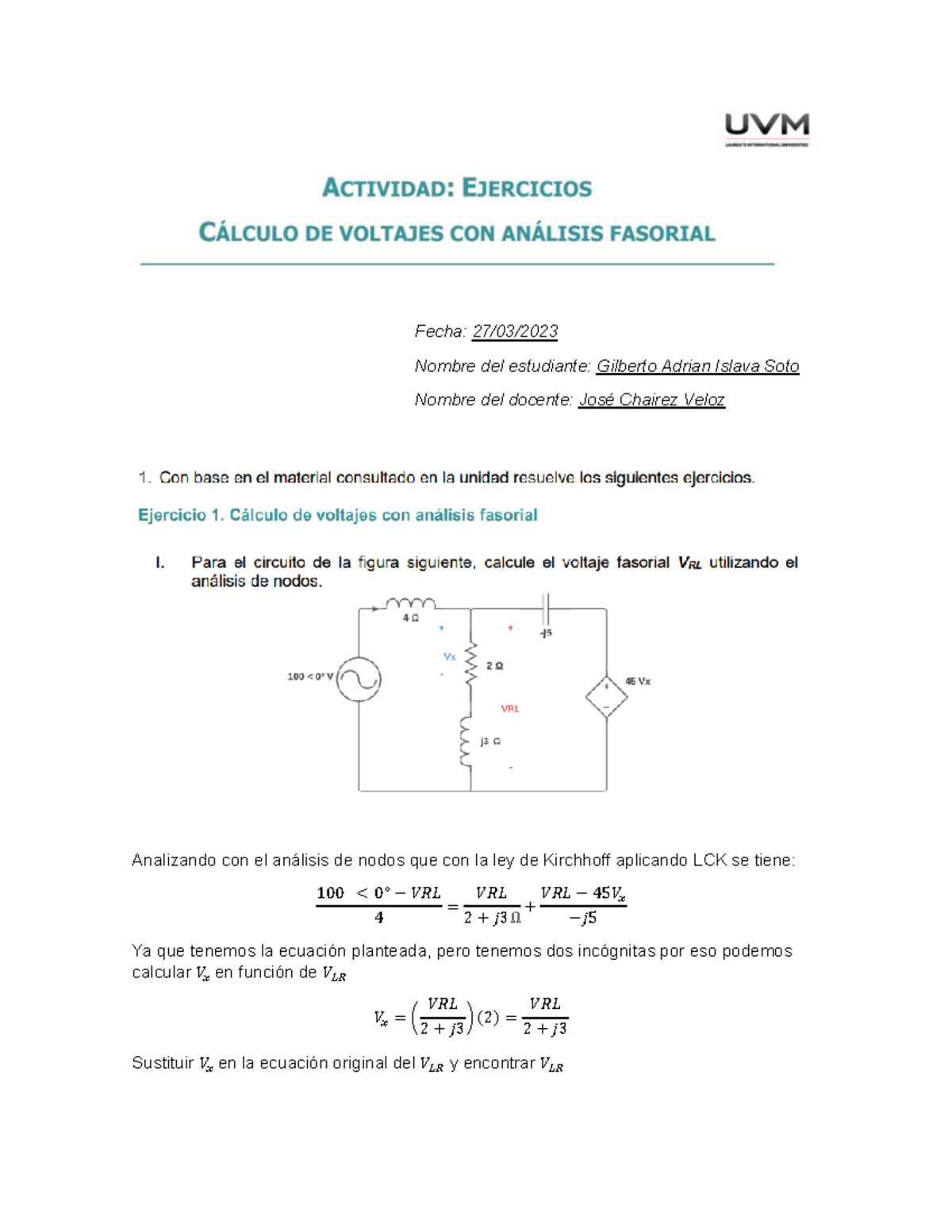 A4 GAIS Analisis Y Diseño DE Circuitos Electricos Blackboard - Analizando con el análisis de ...
