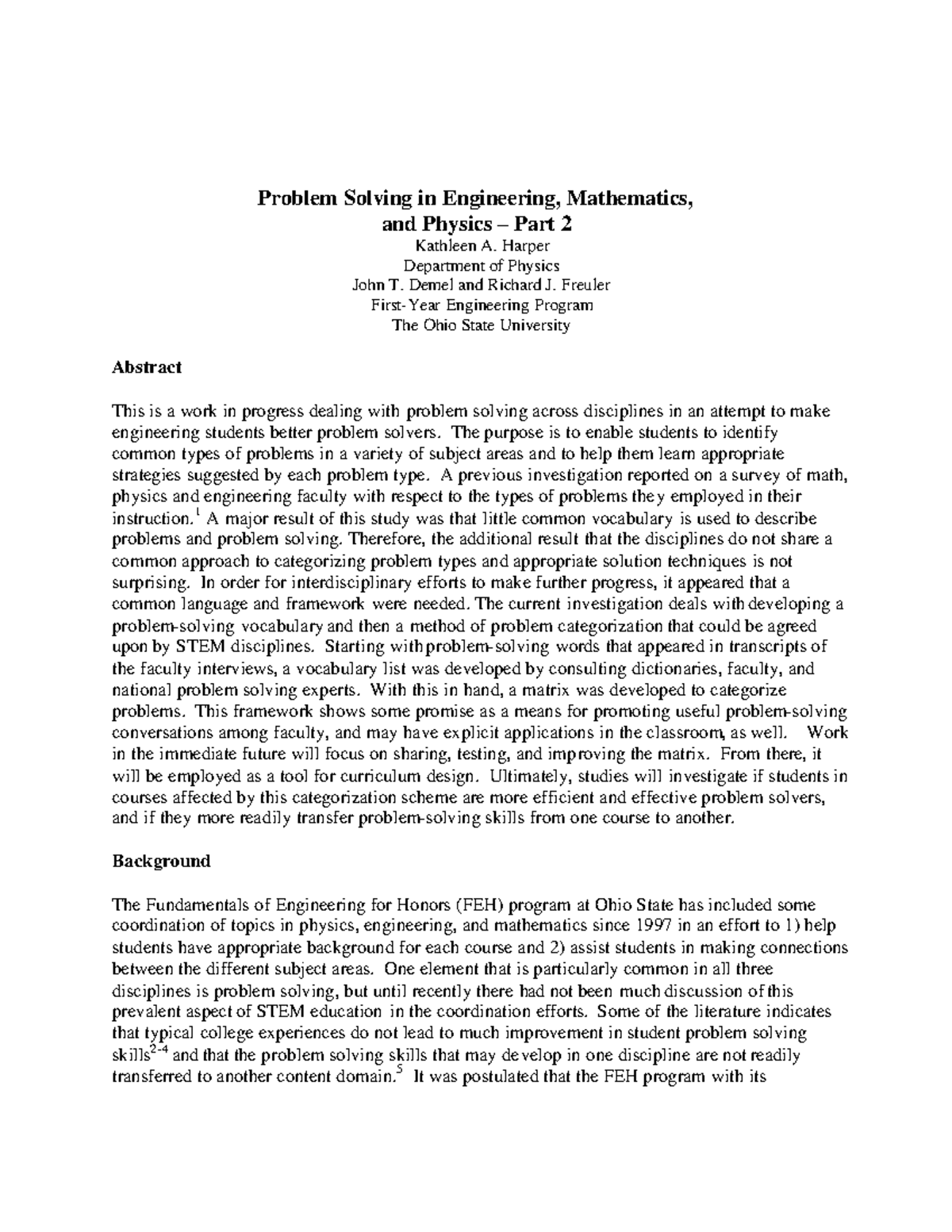 Problem Solving In Engineering Mathemati - Problem Solving in ...