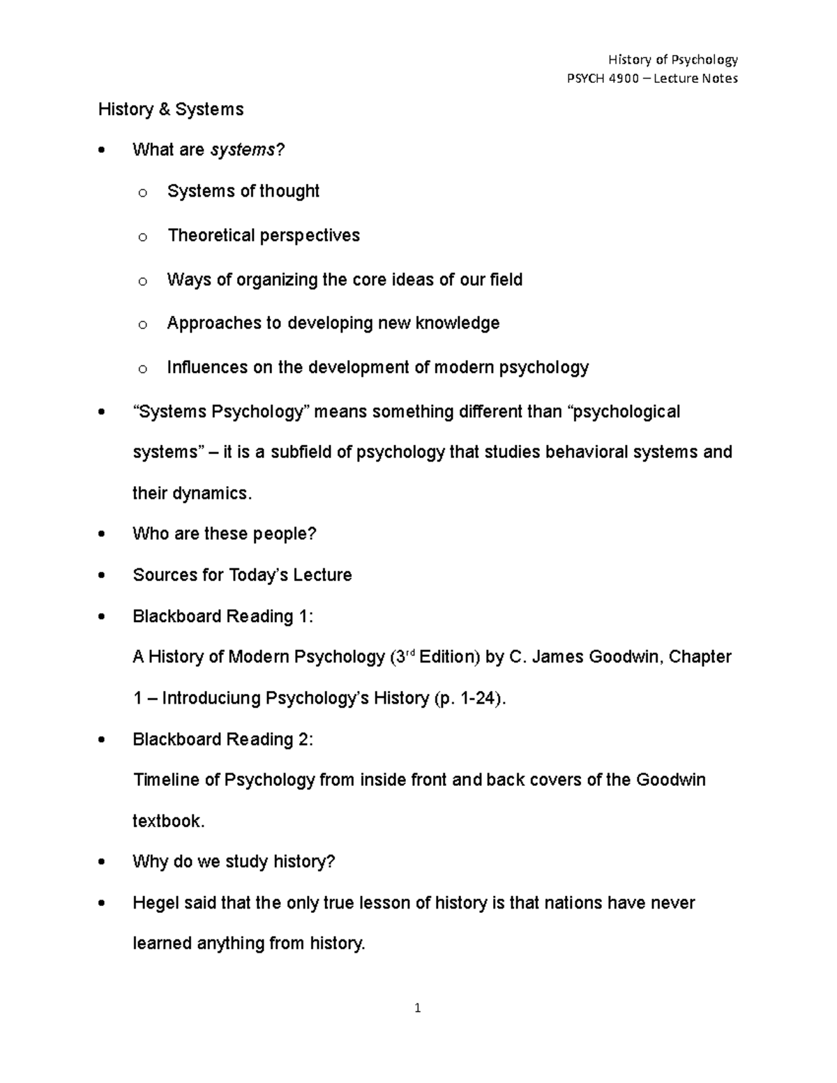 2021-PSYC-4900-History-of-Psychology-History- Systems-Lecture-Notes ...