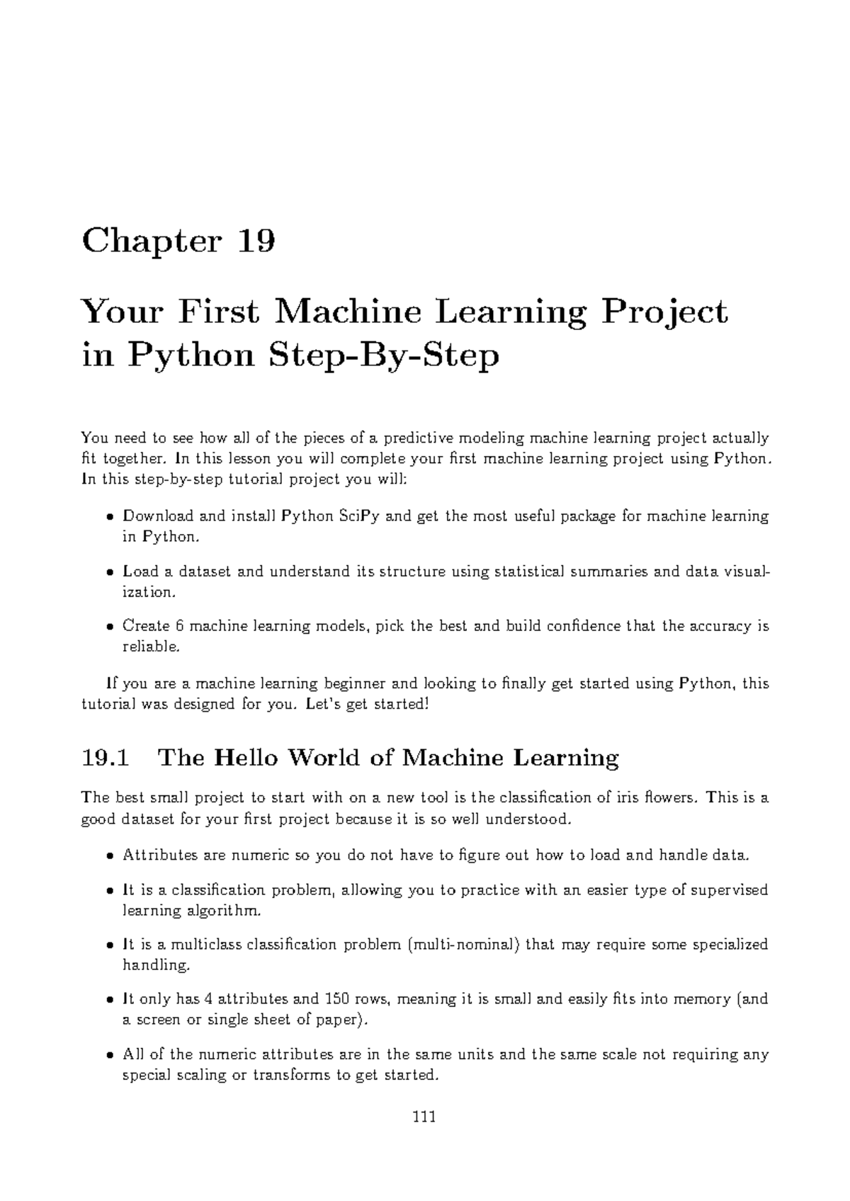 REDES EN LA EPOCA DE LA MODERNIDAD - Chapter 19 Your First Machine Learning Project in Python ...