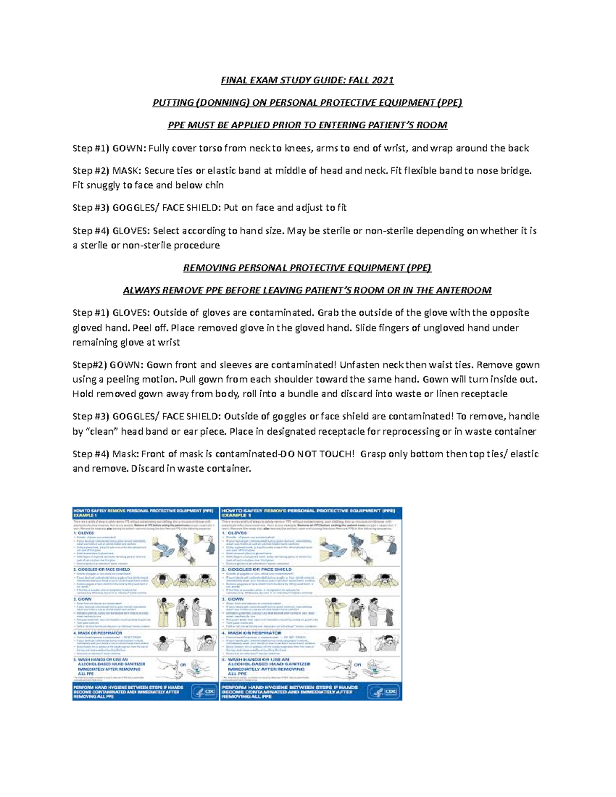 Fundamentals Final EX Study Guide FALL-2021 - FINAL EXAM STUDY GUIDE ...