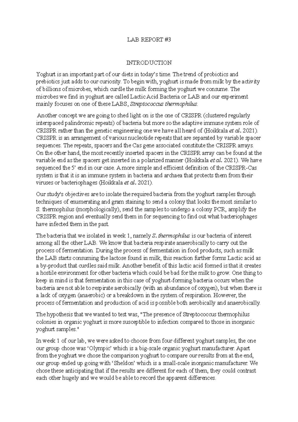 Bism micr lab 3 - compulsary assignmet post lab report worth 9% - LAB ...