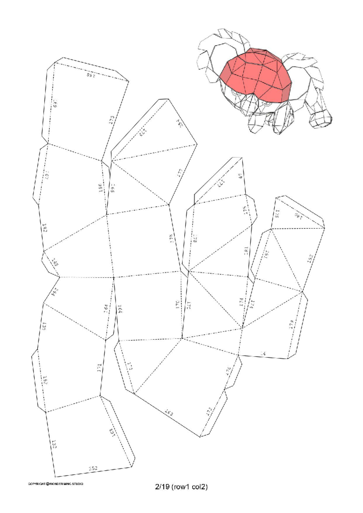 Koala durmiendo en rama Papercraft - 89 I 14 252 COPYRIGHT c WONDER ...