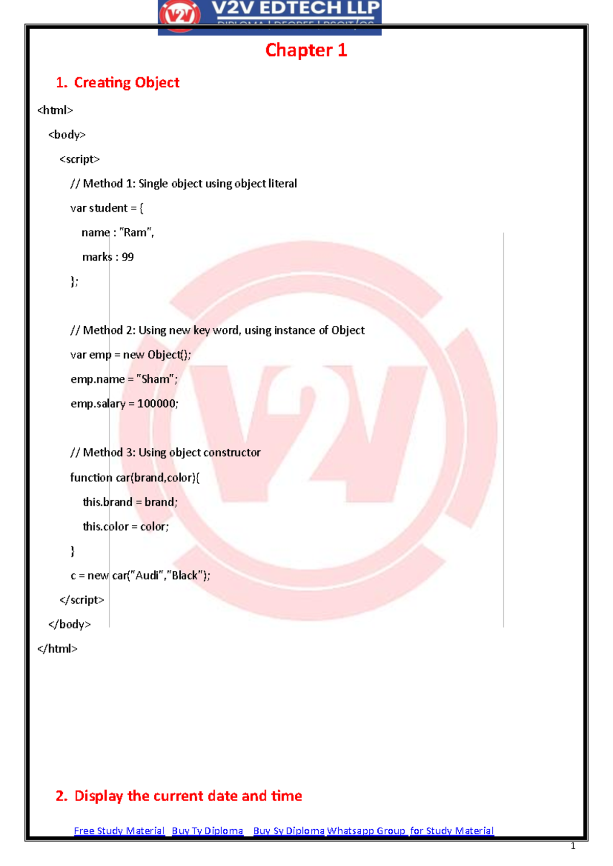 All CSS Program By Rajan Sir V2V - Free Study Material Buy Ty Diploma ...